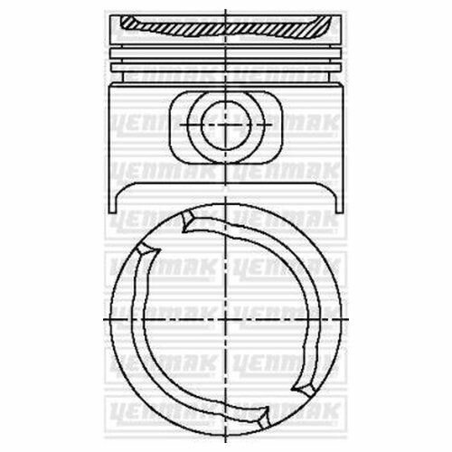 Поршень двс с кольцами Yenmak 3103811050 для Opel Manta, Rekord