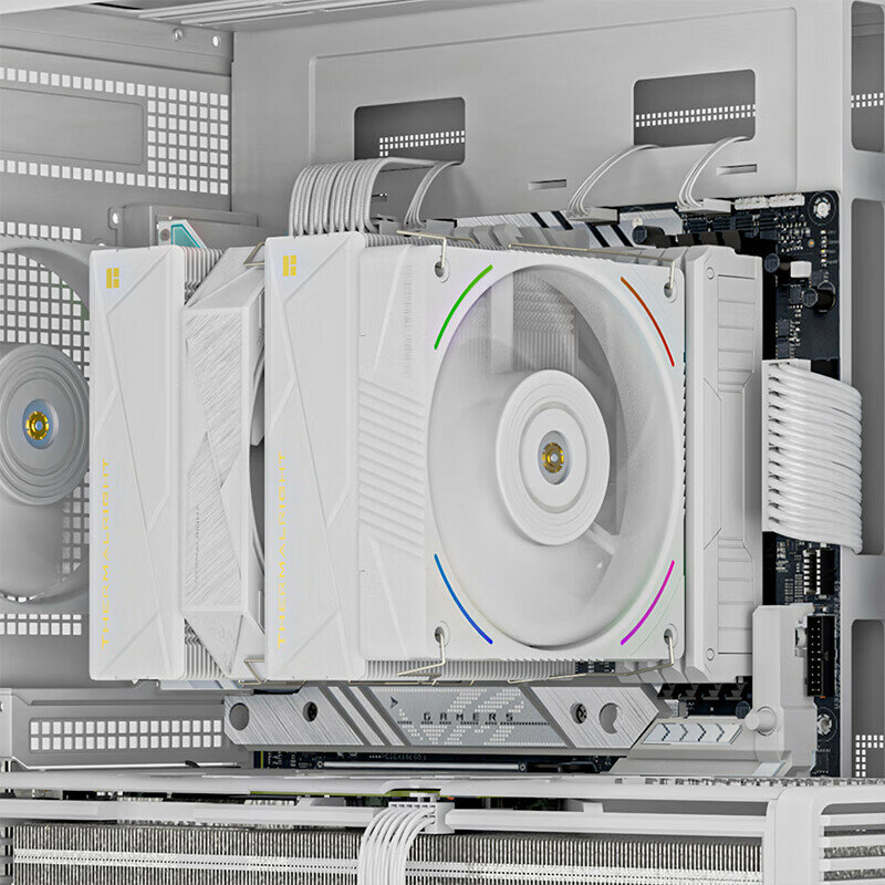 Thermalright ROYAL PRETOR 130 ULTRA WHITE двойная башня воздушного охлаждения с 7 тепловыми трубками Цвет：Ультра Белый
