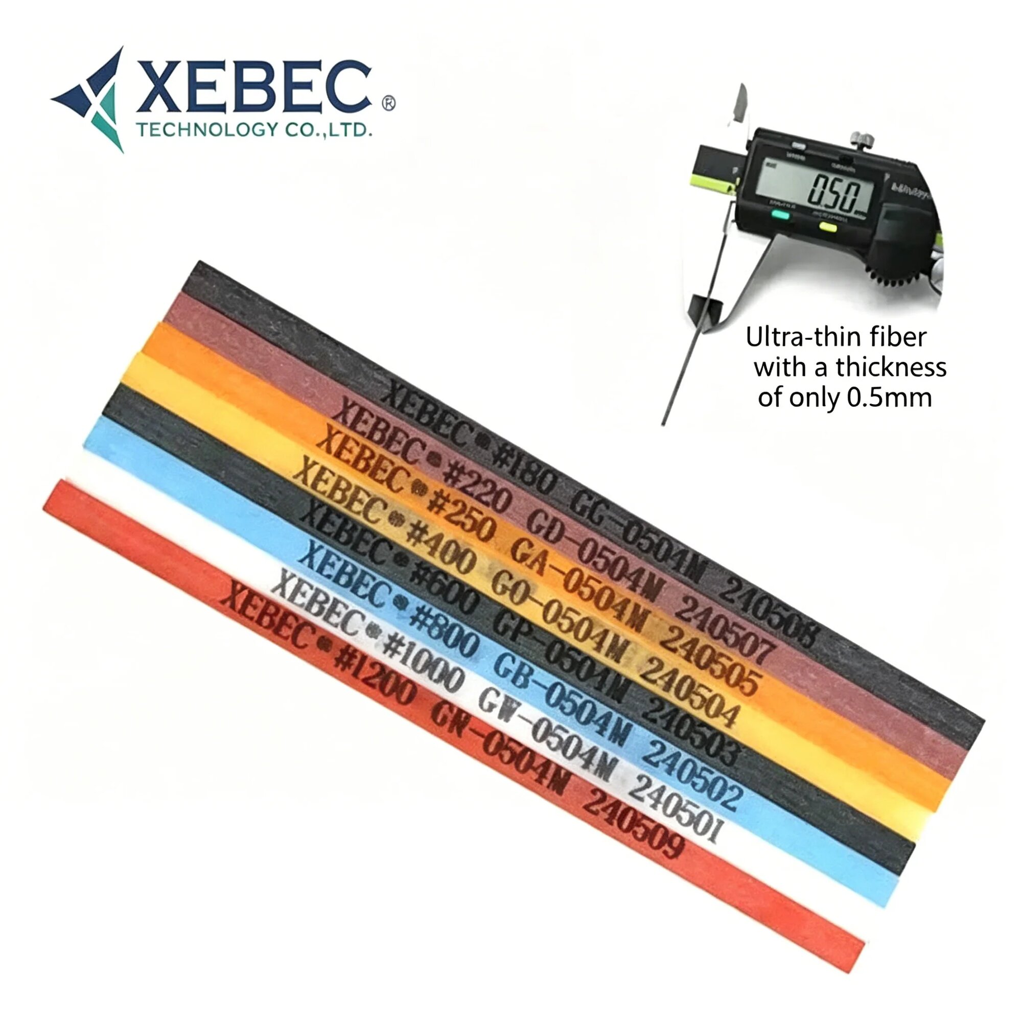 XEBEC Japan 0.5 мм Керамический Фибровый Камень для Шлифовки GR-0504M Grit 1200