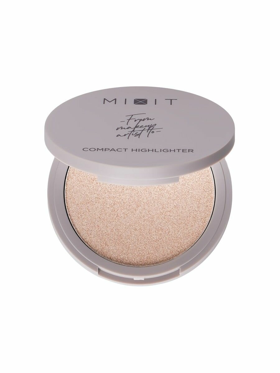 Хайлайтер для лица MIXIT COMPACT HIGHLIGHTER компактный тон 01 Diamond
