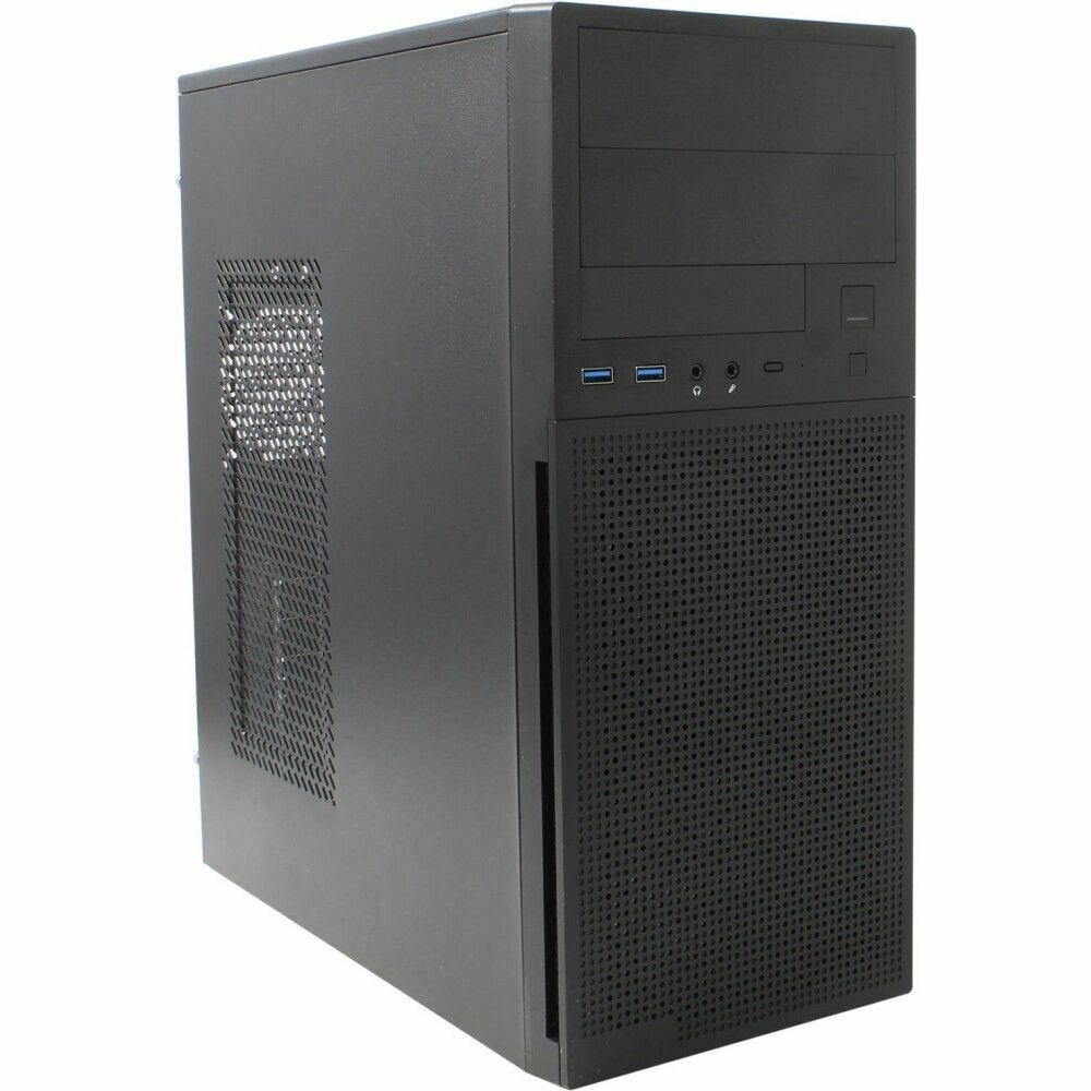 Корпус компьютерный Powerman 6193555 Midi Tower чёрный