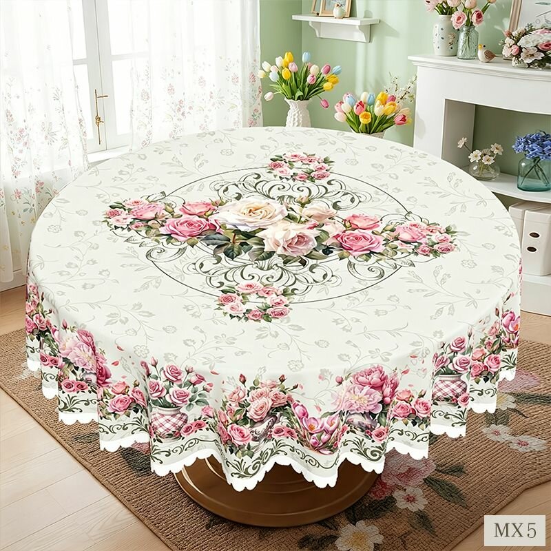 Скатерть Полиэфирное волокно 150x150см