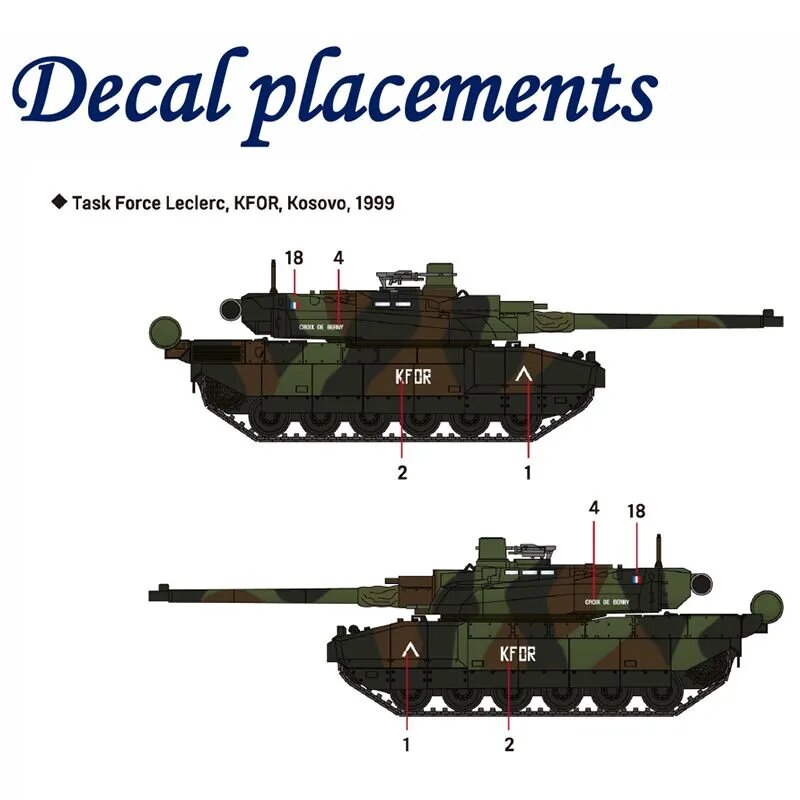 Academy 13427 1/72 Французская армия Char Leclerc Модель сборки танков