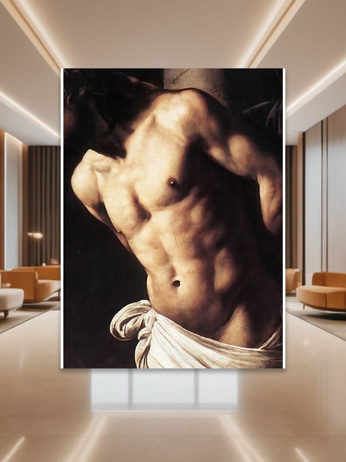 Картина "Печать струй" 55x75 см