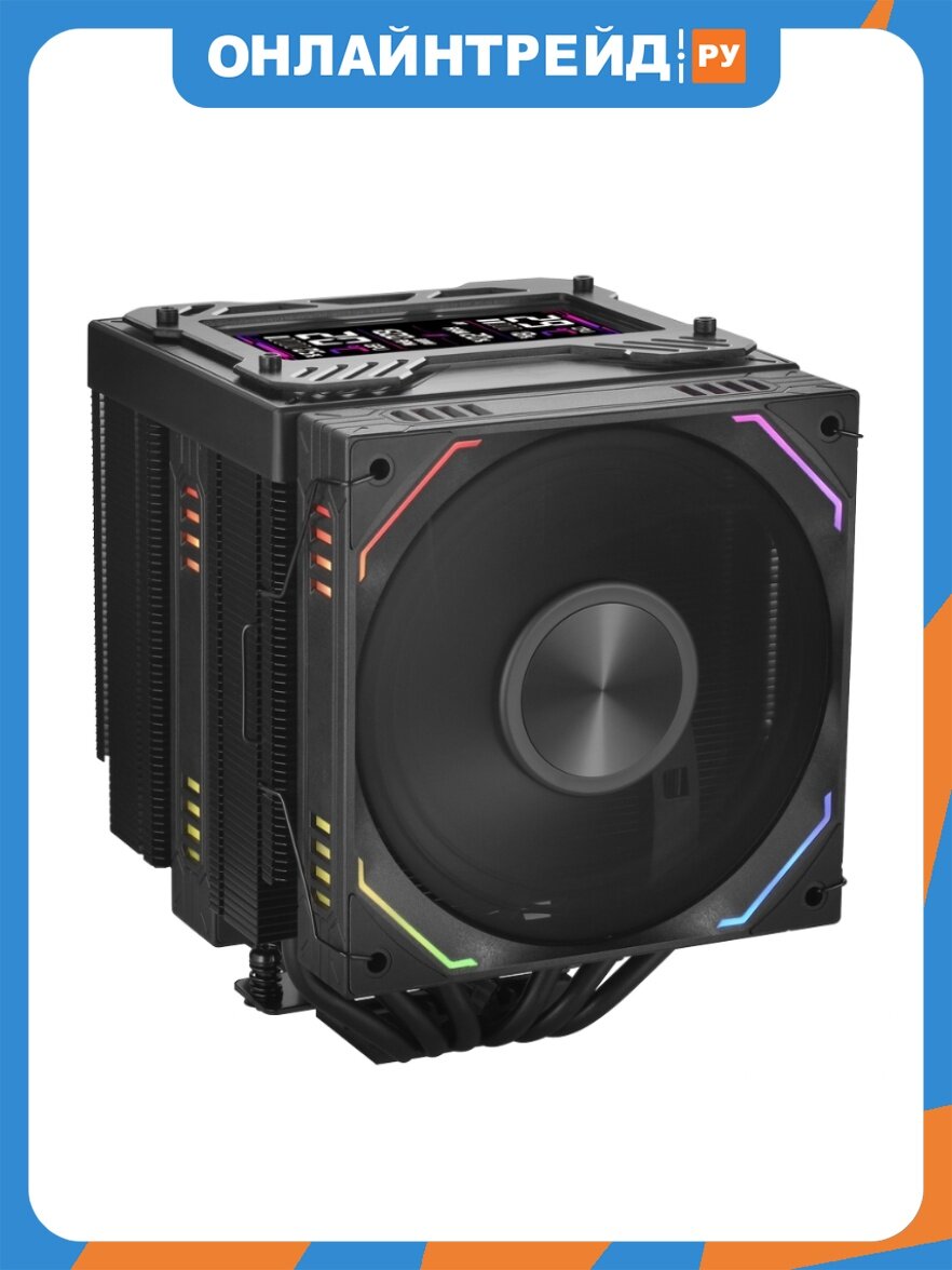 Кулер для процессора 1STPLAYER F.A.S.T. FT12DSL-6 Black (FT12DSL-6-BK)