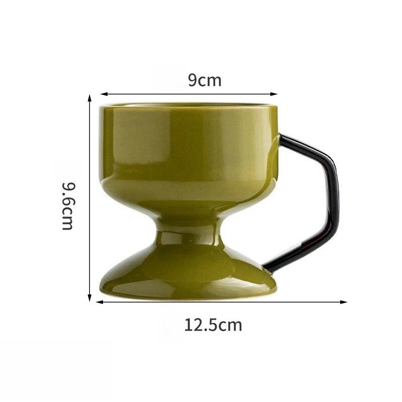 Керамическая кружка для женщины Green