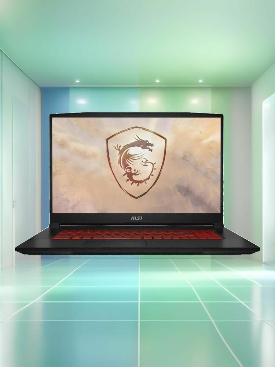 MSI MSI Katana 17 B13UCR 17.3" Ноутбук 17.3", Intel Core i5-13420H, RAM 32 ГБ, SSD 2000 ГБ, NVIDIA GeForce RTX 3050 для ноутбуков (4 Гб), Windows Pro, (9S7-17L541-1612/32GB/2TB/W11P), черный, Русская раскладка