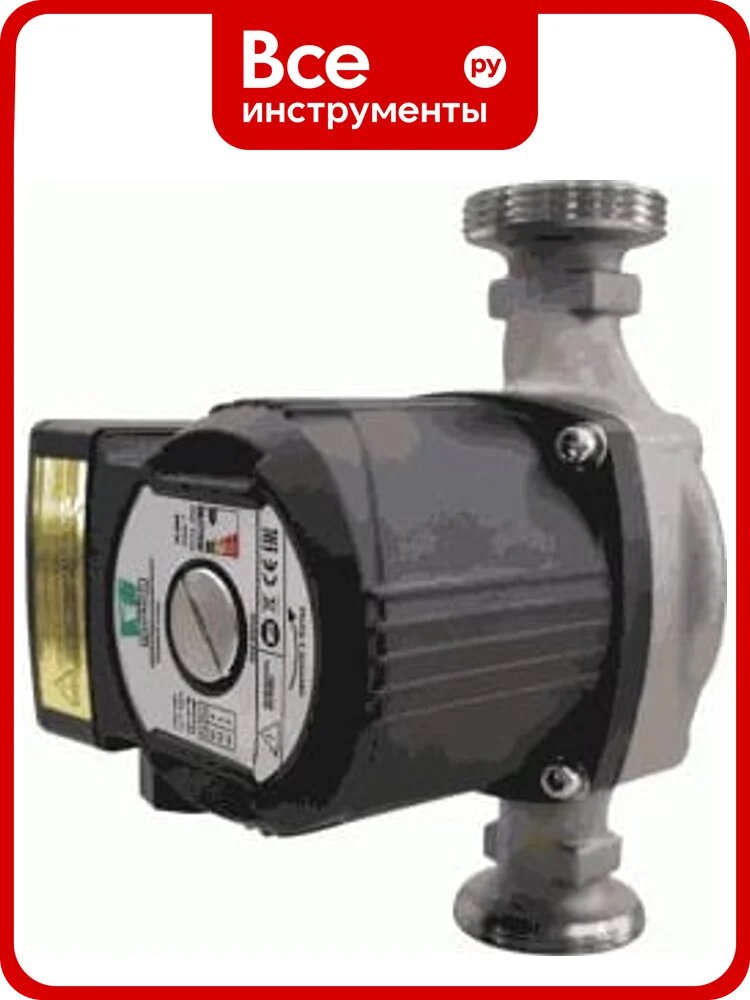 Циркуляционный насос Pumpman GRS-SS25/6 82099, Прочный корпус из нержавеющей стали устойчив к механическим повреждениям