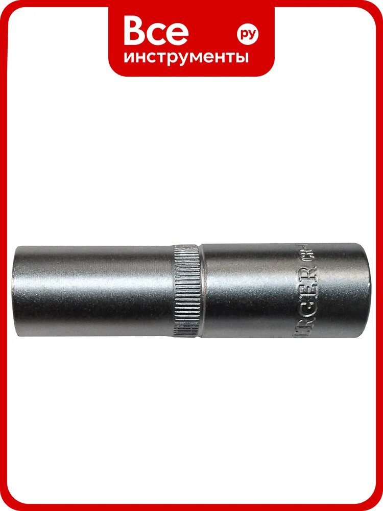 Головка торцевая удлиненная 6‑гранная SuperLock (1/2\"; 19 мм) Berger BG‑12SD19 из CrV сплава, квадратное крепление