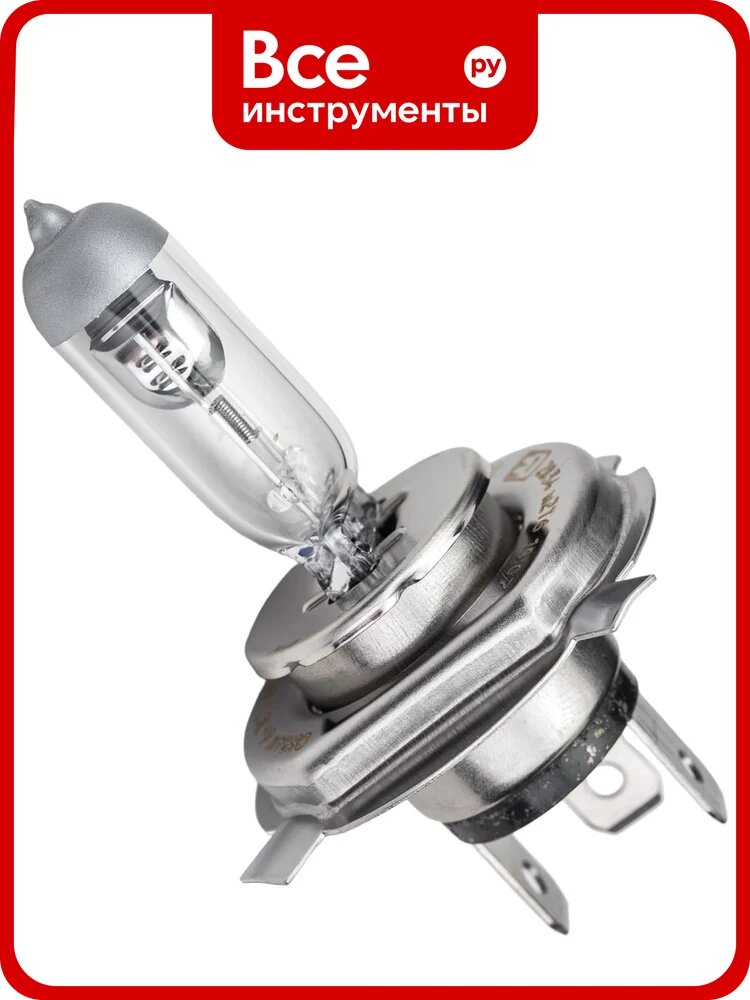 Автолампа OSRAM H19 галогенная автомобильная желтого цвета с двойным режимом ближнего и дальнего света