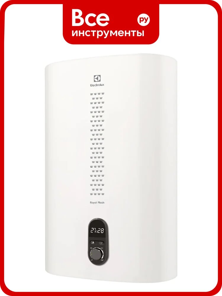Водонагреватель Electrolux EWH 80 Royal Flash НС-1064861, электрический, бак нержавеющей стали, предохранительный