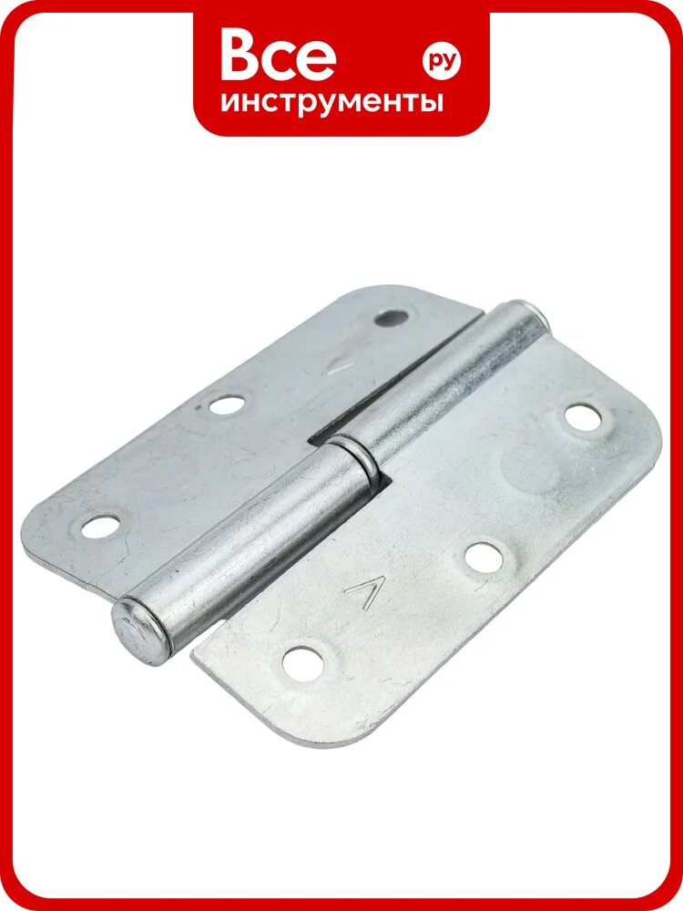 Петля STARFIX SMP-72648-1, врезная, сталь, 85мм, белая, цинк