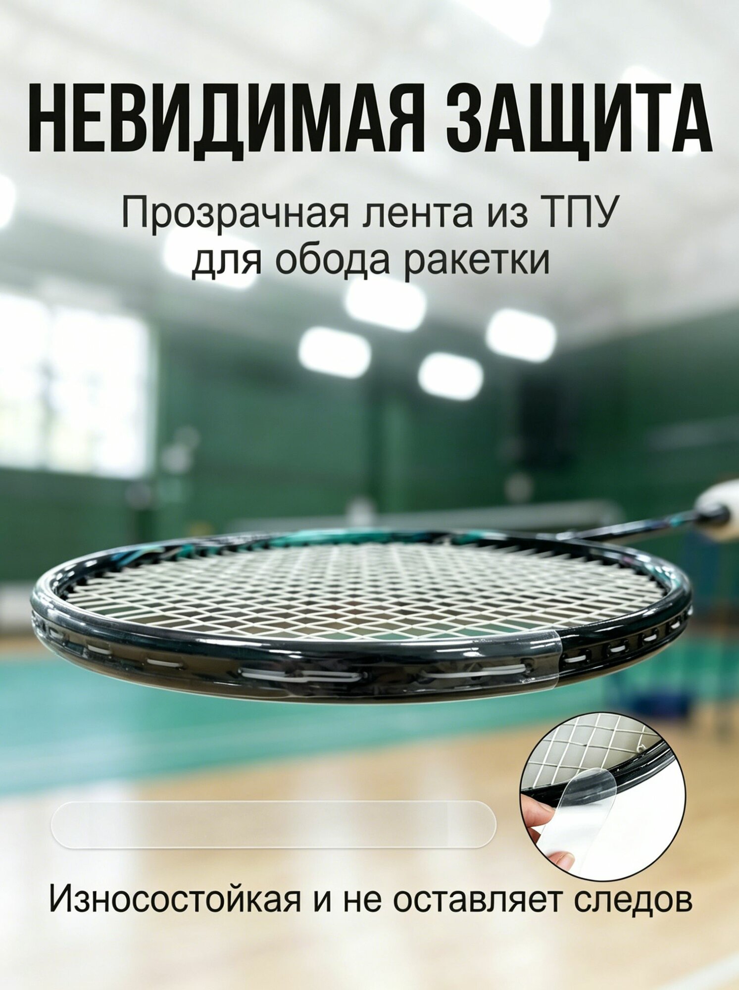 Торцевая лента для ракетки аксессуары спорт инвентарь