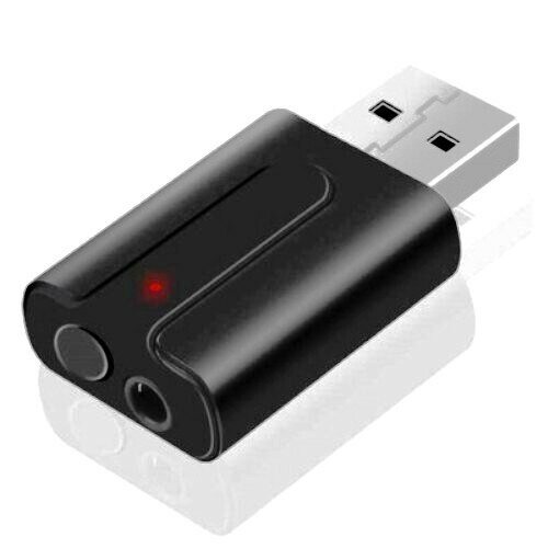 Bluetooth адаптер автомобильный KS-is KS-409 5.0 + аудио передатчик гнездо 3.5мм до 20 метров