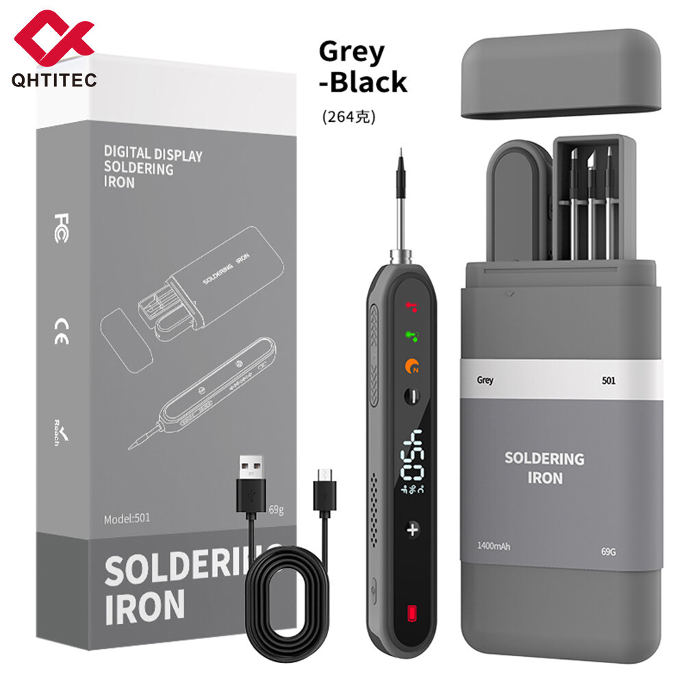 Портативный беспроводной паяльник JCD с батареей, USB питание 5В 15Вт, 3 режима температуры для мелкой пайки электроники