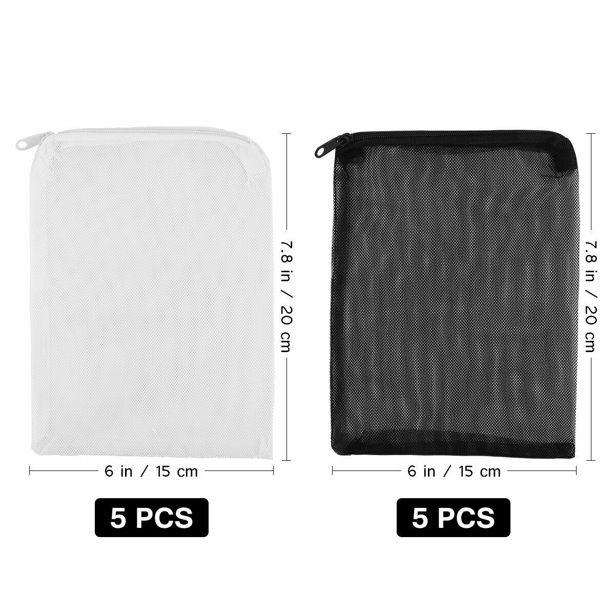 UKCOCO 10 Штук Сетчатый Фильтр Для Аквариума 15x20CM С Застежкой Цвет Ассорти
