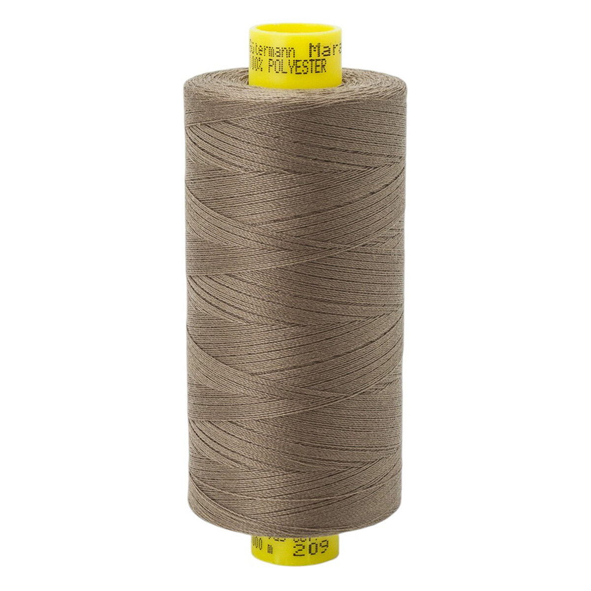 Нитки Mara 120/1000 м универсальные, 100% полиэстер Gutermann 700207 (209 серо-бежевый), 10 шт