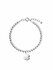 Браслет LU Jewel, серебро, 925 проба, длина 16 см., серебристый