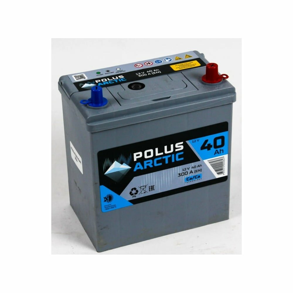 Аккумулятор POLUS ARCTIC 6СТ-40.0 (40B19L) тонк. кл. PA40B19L