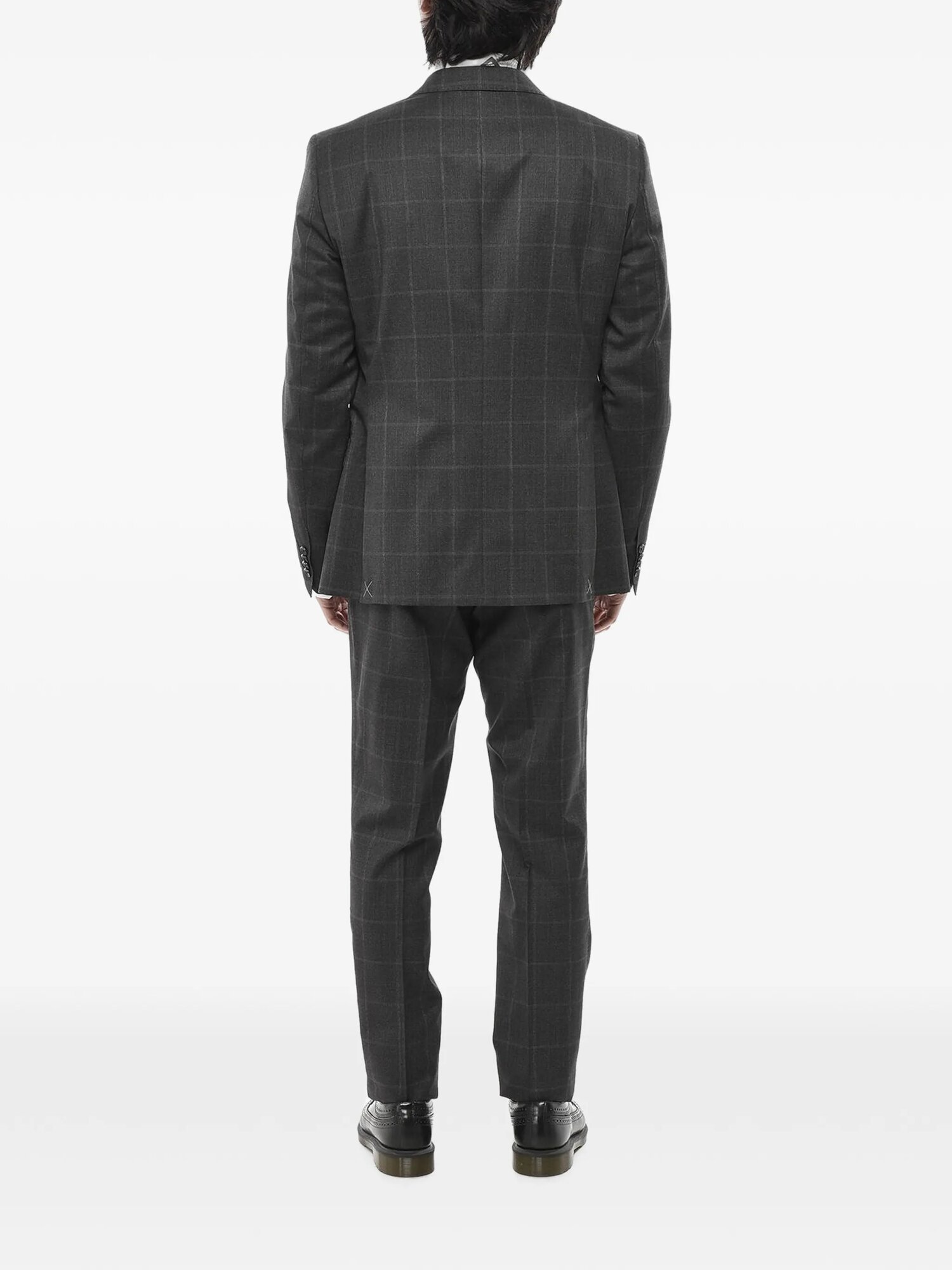 Комбинезон Corneliani Check-pattern single-breasted suit, размер 54 — фото 1