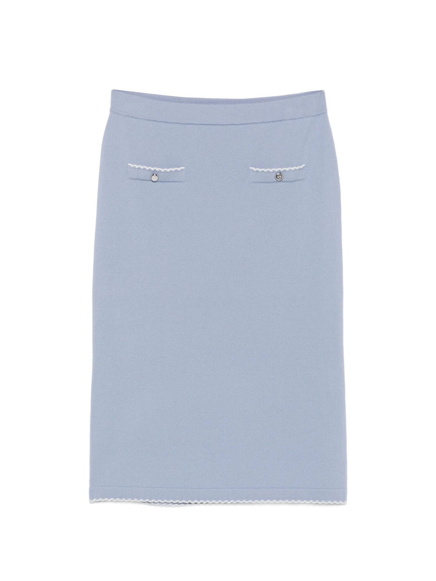 Юбка Scalloped wool skirt