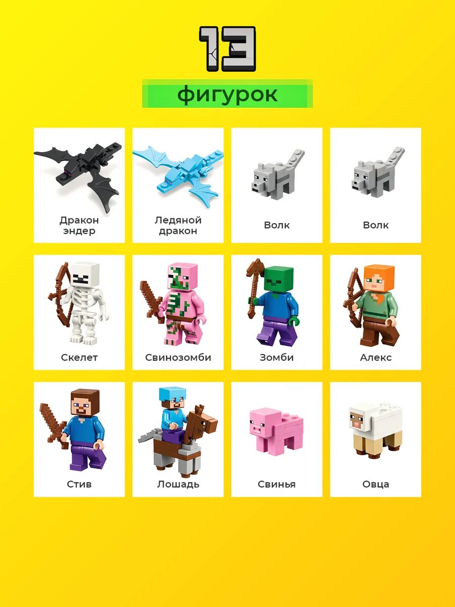 Конструктор Minecraft 8808 — фото 1
