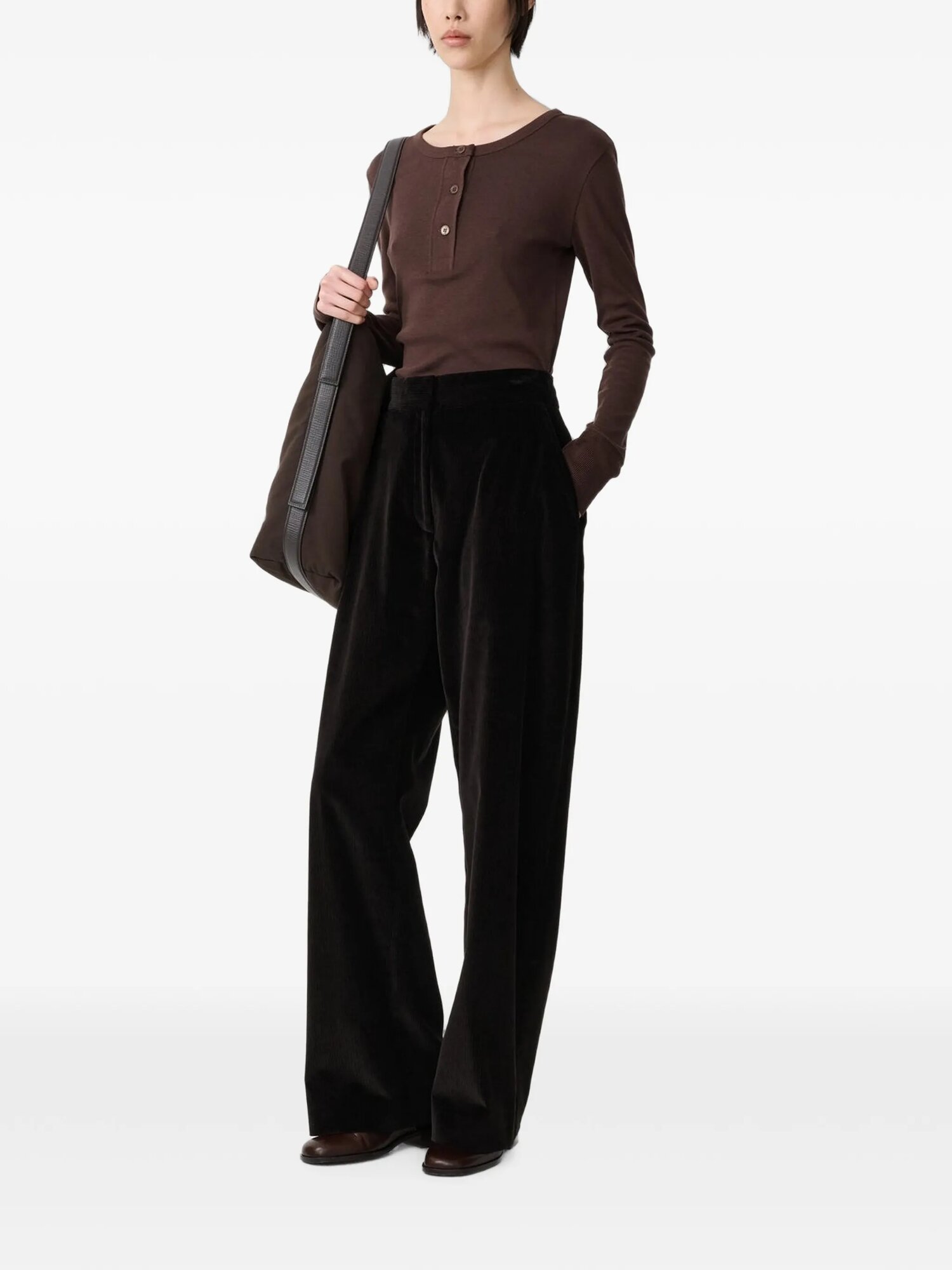 Рубашка Studio Nicholson Roane polo shirt, размер 12 — фото 1
