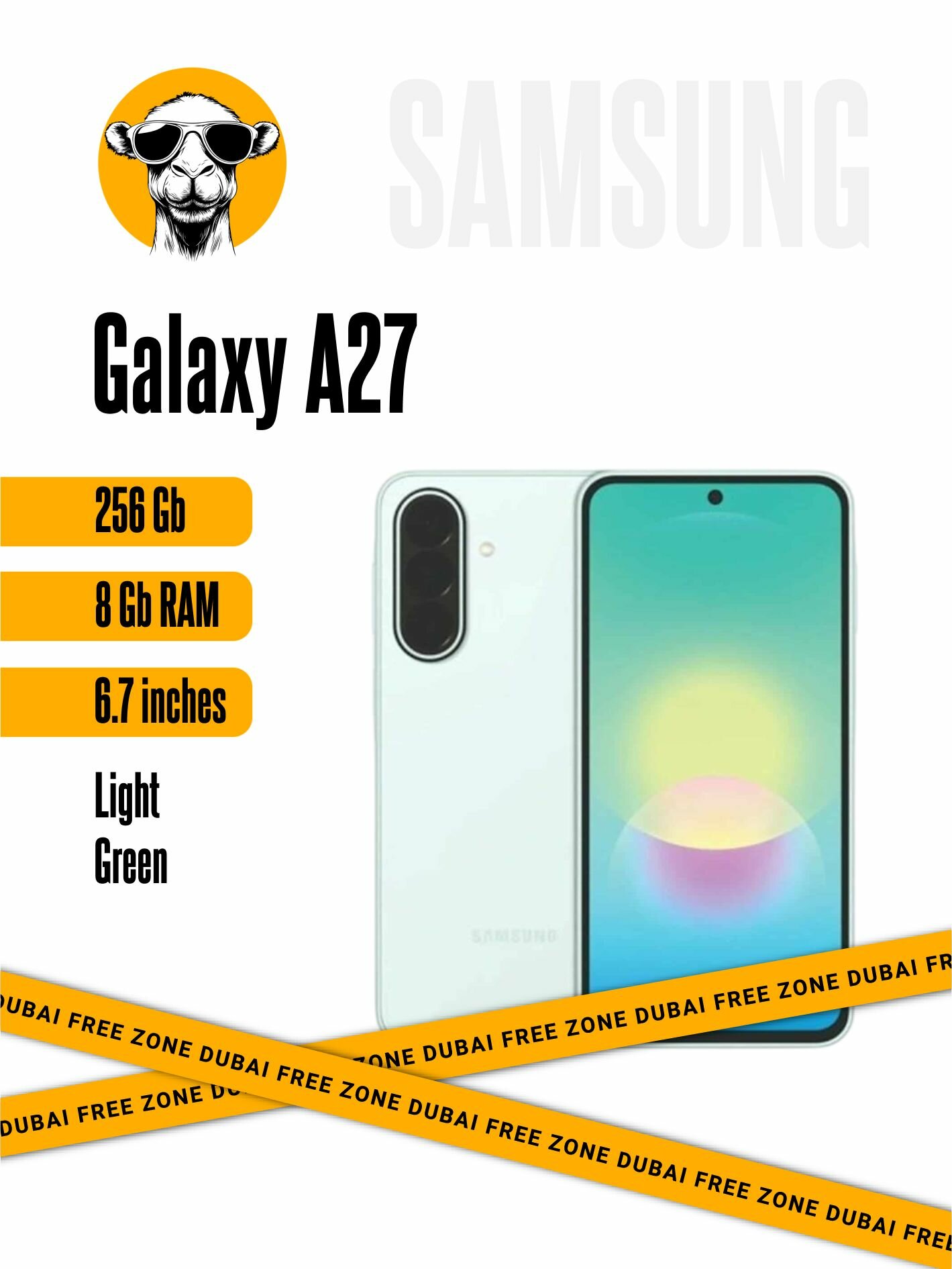 Смартфон Samsung Galaxy A27 8/256Gb Light Green