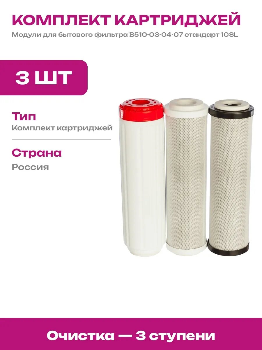 Сменный фильтрующий модуль комплект для глубокой очистки