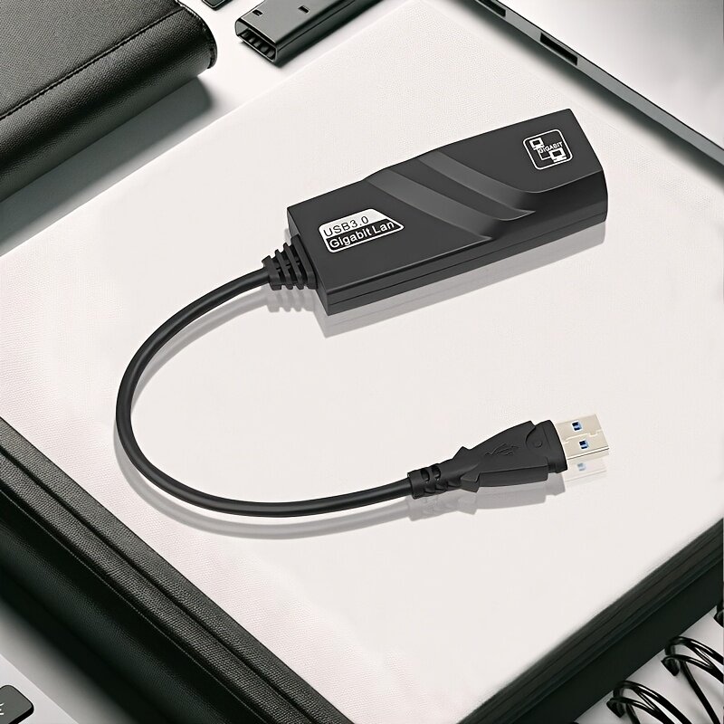 USB 3.0 Gigabit Ethernet адаптер RJ45, USB-C – RJ45, 100 МБ/с, для MacBook Air, SmartThings, до 36 В, проводной преобразователь, бездрайверная сетевая карта