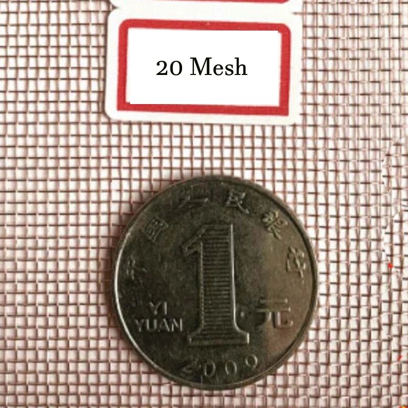 Медная сетка 10-200 20 Mesh, 15x15cm