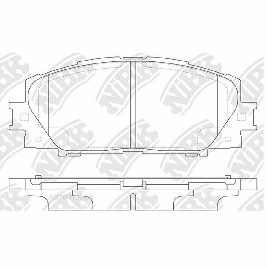 PN1508 колодки дисковые PN0540 NIBK | перед | NIBK PN0540 LEXUS CT (ZWA10_) 200h (ZWA10_, ZWA10R) 136 л. с. 2011 TOYOTA PRIUS (_W3_) 1.8 Plug-in Hybrid (ZVW30, ZVW35) 136 л. с. 2009 - 2015
