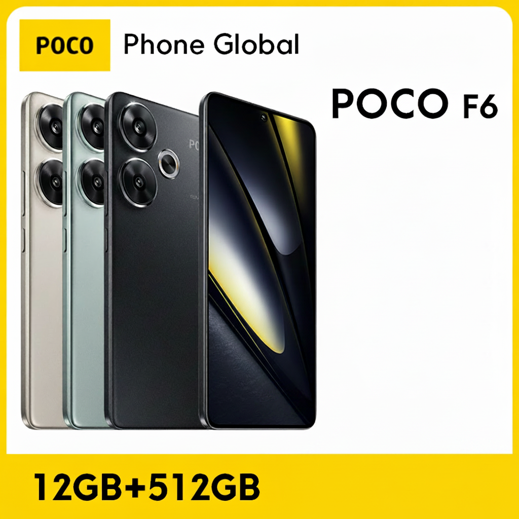 Смартфон Poco F6, 12/512ГБ, global