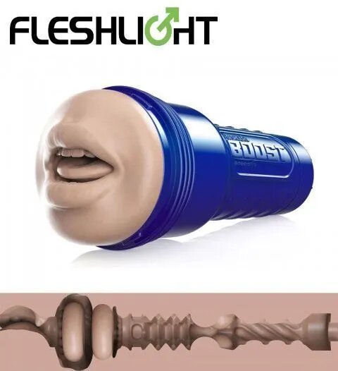 Мастурбатор Fleshlight Boost Blow телесный - ротик