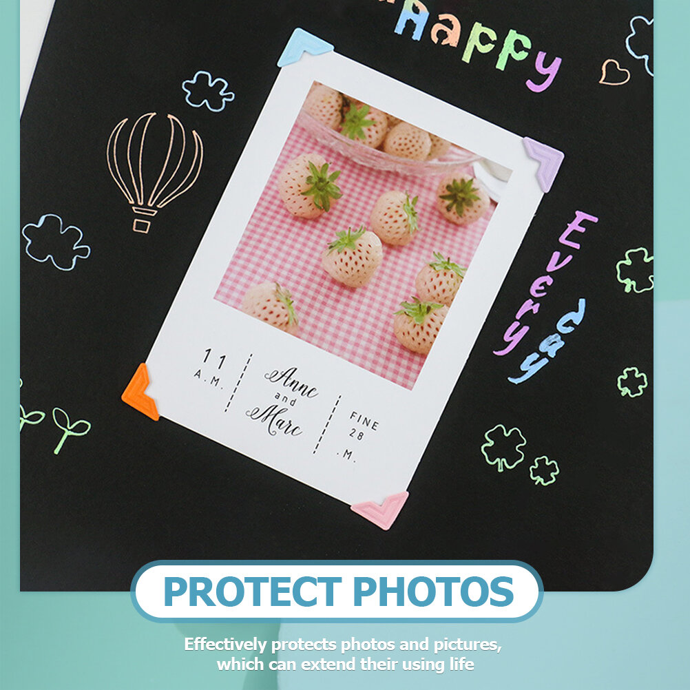 10 Листов Самоклеящиеся Уголки Для Фотографий Размер 12 5x9 Cm