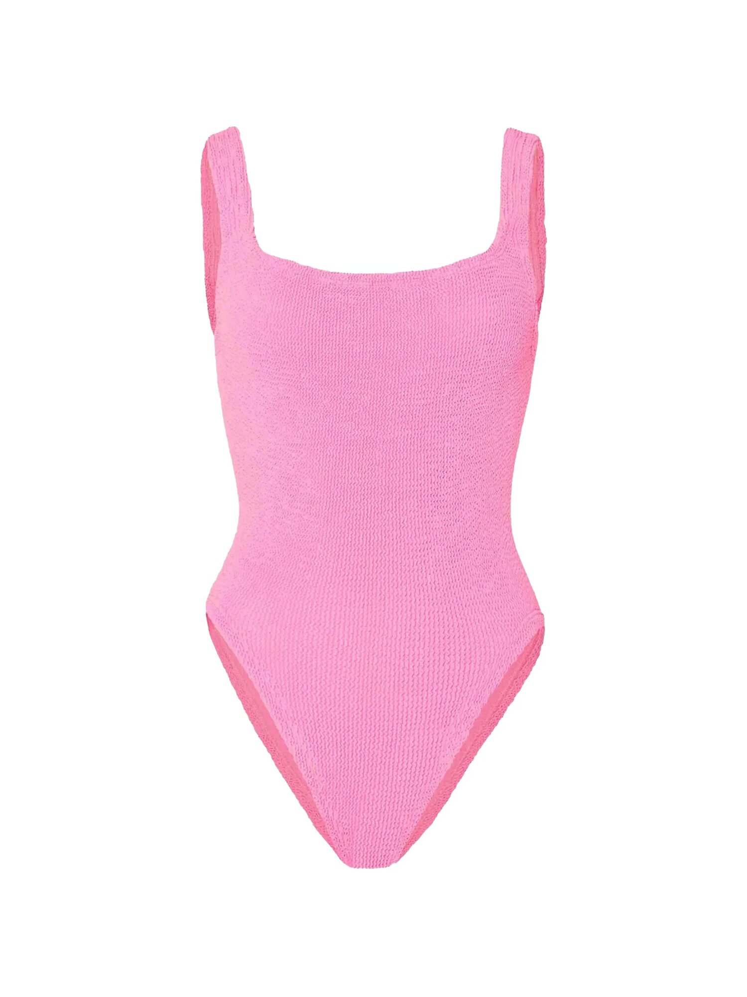 Купальник HUNZA G Crinkle-effect square-neck swimsuit