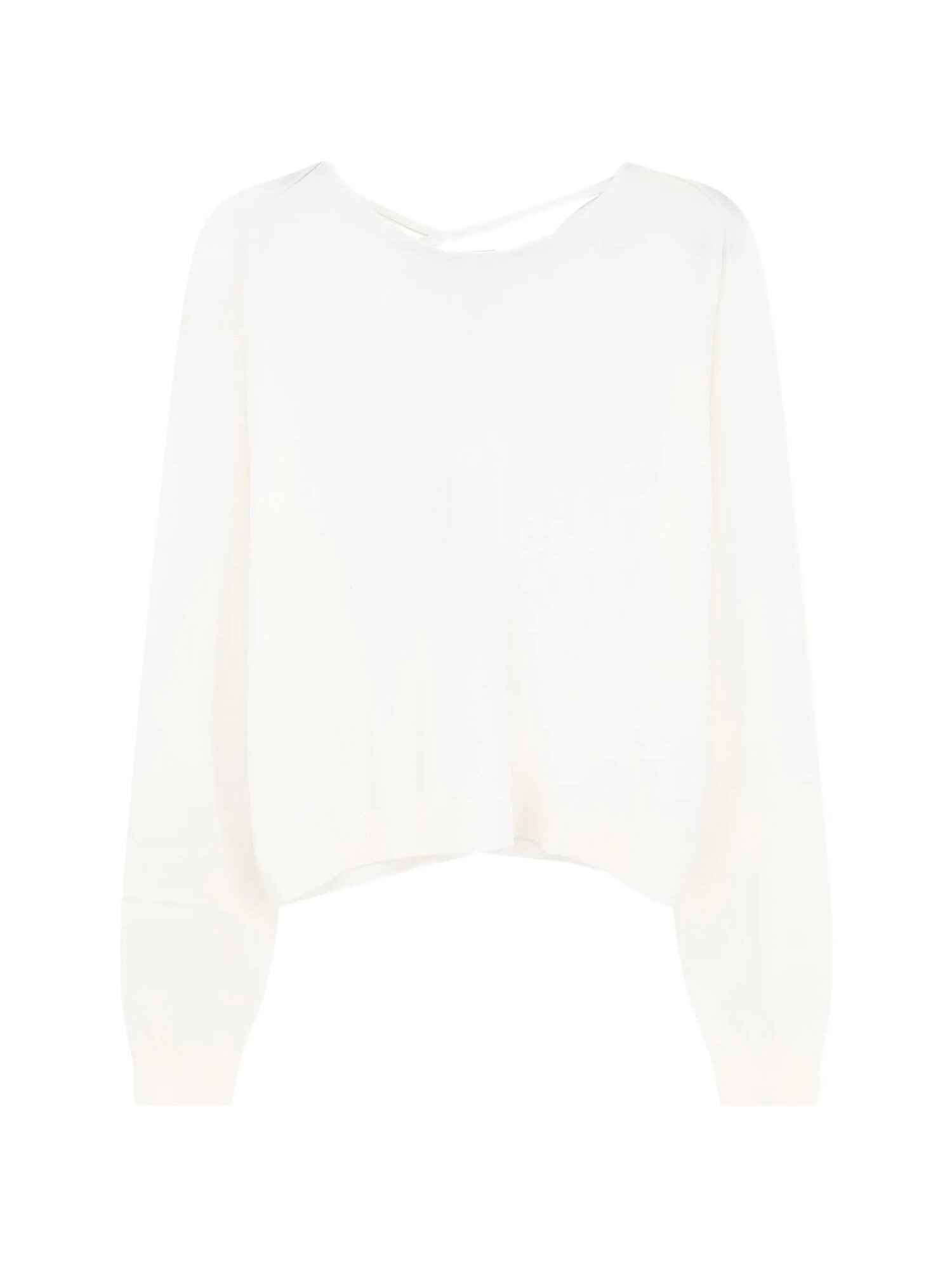 Свитер Aspesi Crew-neck sweater, размер 44, , бежевый/белый — фото 1