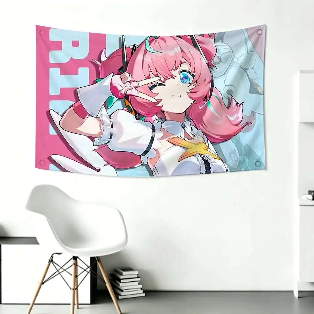 Флаг A-Angels of delusion zzz Aria Розовый, 60x90cm, z5