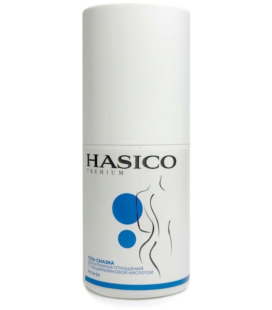 Смазка Hasico с глицирризиновой кислотой 100 мл водная основа без запаха флакон