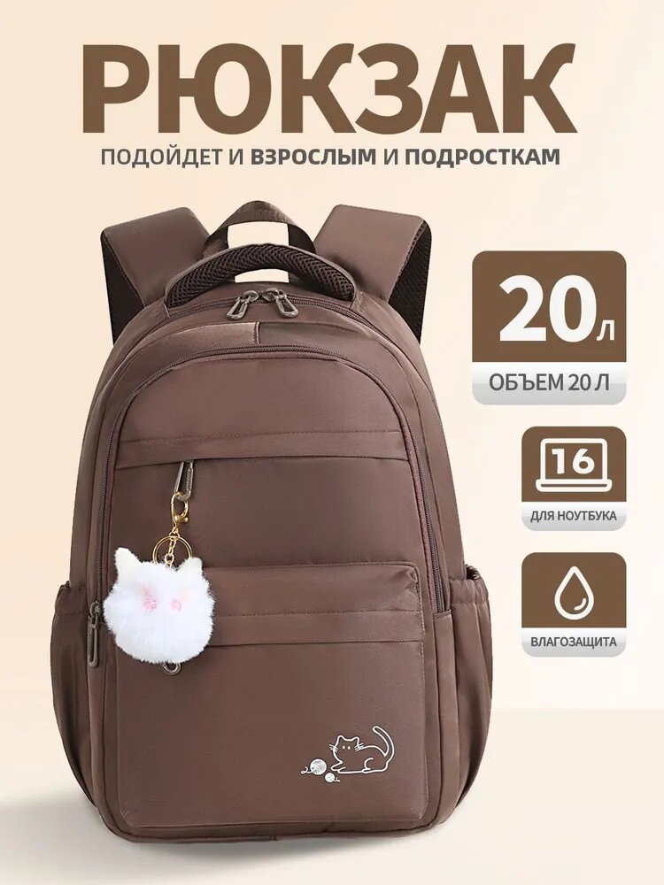 Рюкзак женский мужской городской школьный спортивный для подростков /nikki