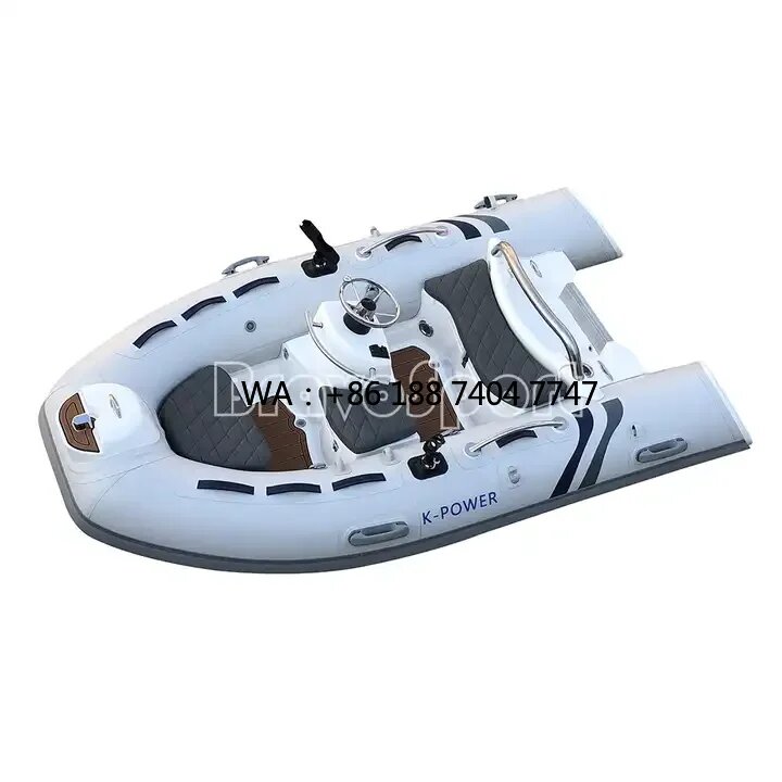 Белая надувная лодка RIB-300 из Hypalon BRA-300