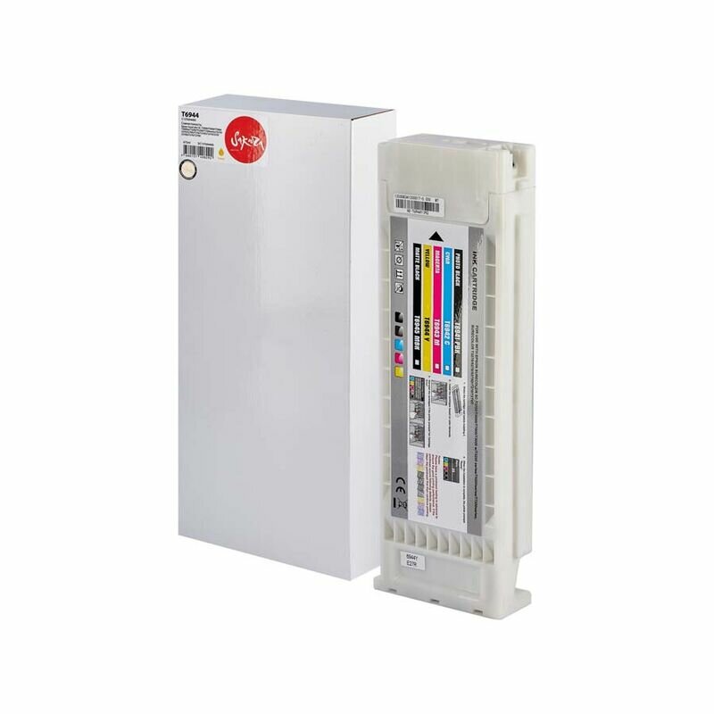 Картридж T6944 для Epson SureColor SC-T5200, SC-T3200 C13T694400 Sakura желтый