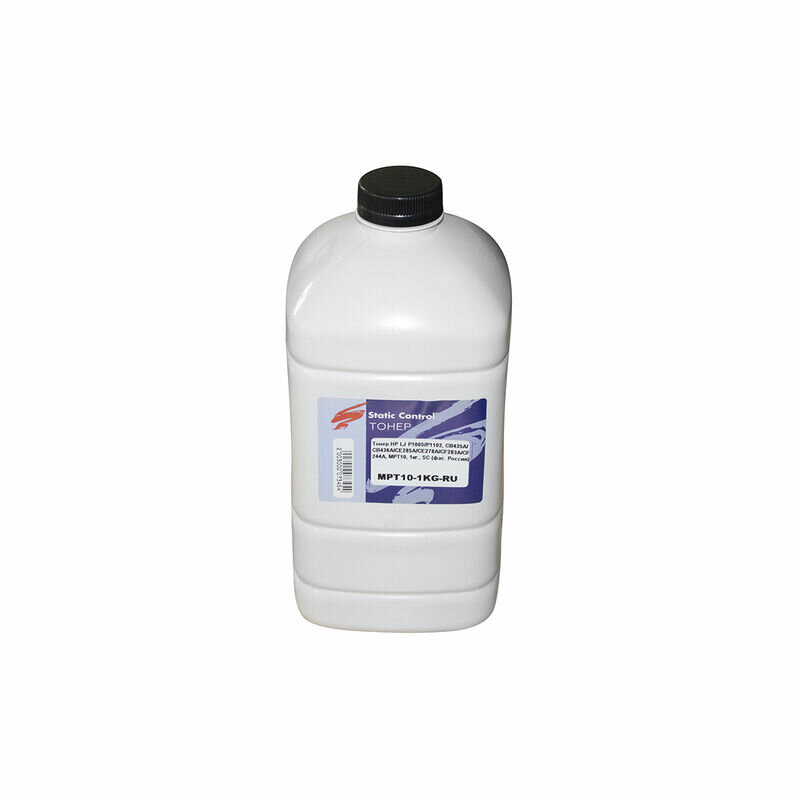 Тонер MPT10 для Canon MF3010, LBP-3010, LBP-6000, HP LaserJet P1102, M28w, P1005 (Static Control, фас. РФ) 1кг