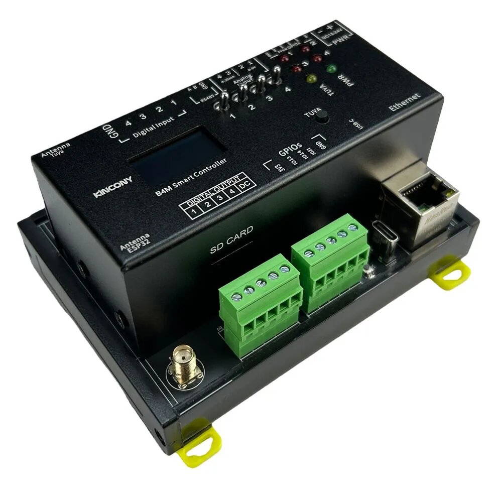 KinCony B4M Ethernet Wi-Fi контроллер для домашнего помощника ESPHome Tasmota Tuya MQTT RS485 Modbus KCSv3