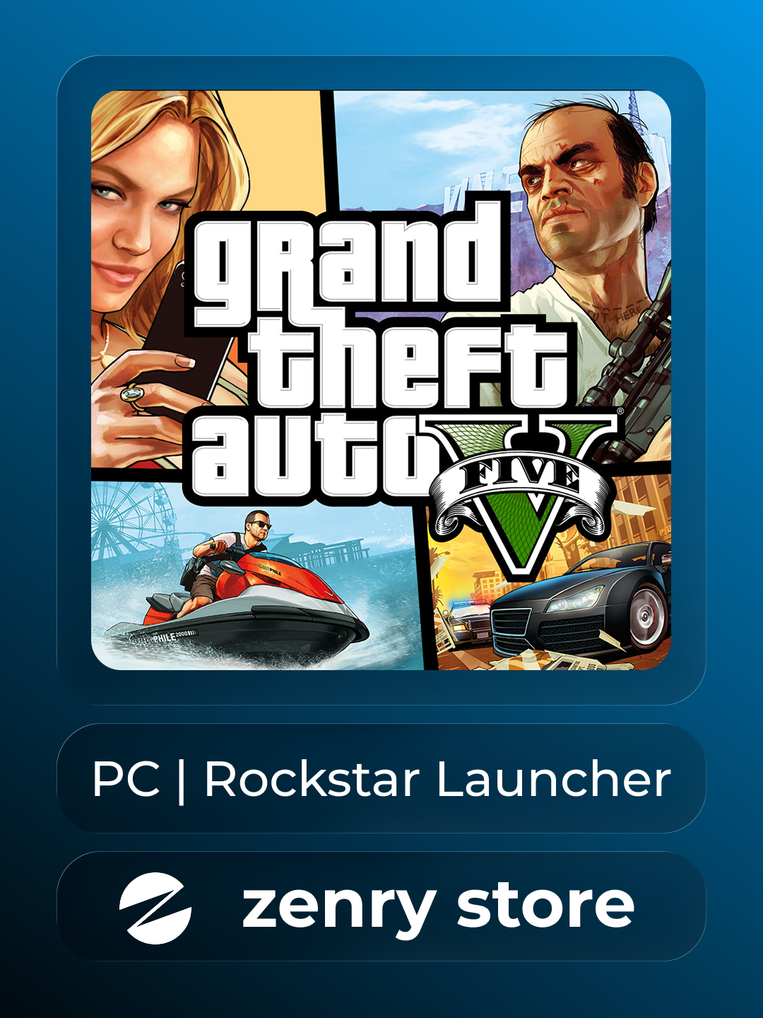Grand Theft Auto V (GTA5)-/PC/Rockstar Launcher /Код активации