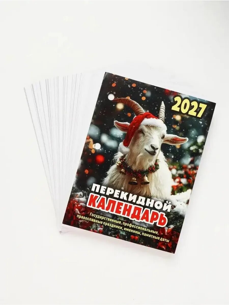 Стильный календарь на 2027 год с символом года