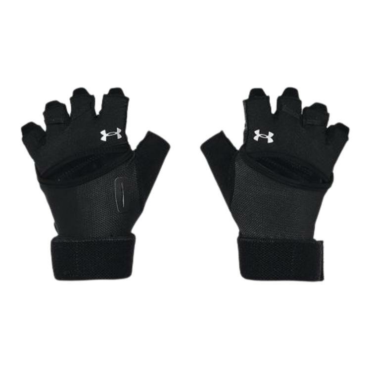 Перчатки женские Under Armour Leather Gloves 1137643675, черные, XL EU