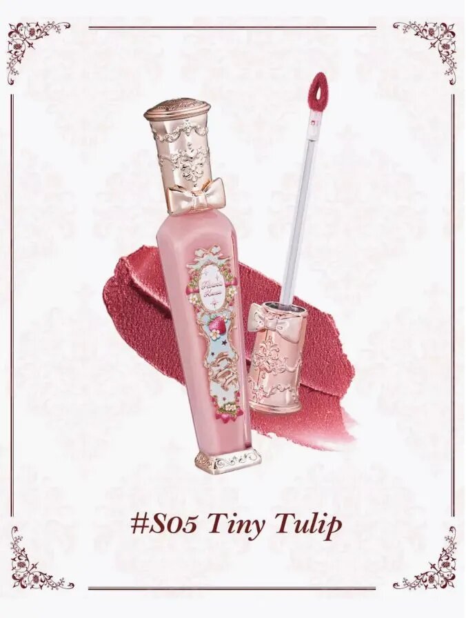 Flower Knows Помада для губ Strawberry Rococo 05 Блеск для губ Маленький тюльпан