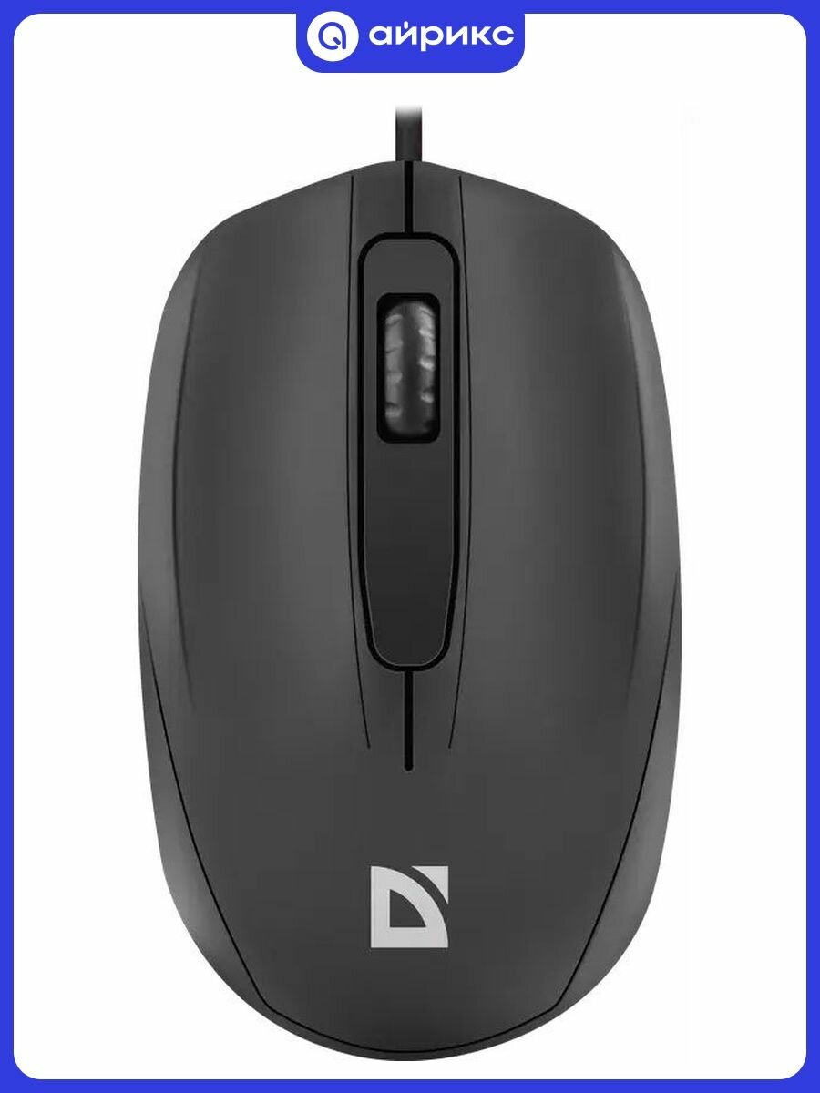 Мышь проводная Defender Alpha MB-507 (52507), черная