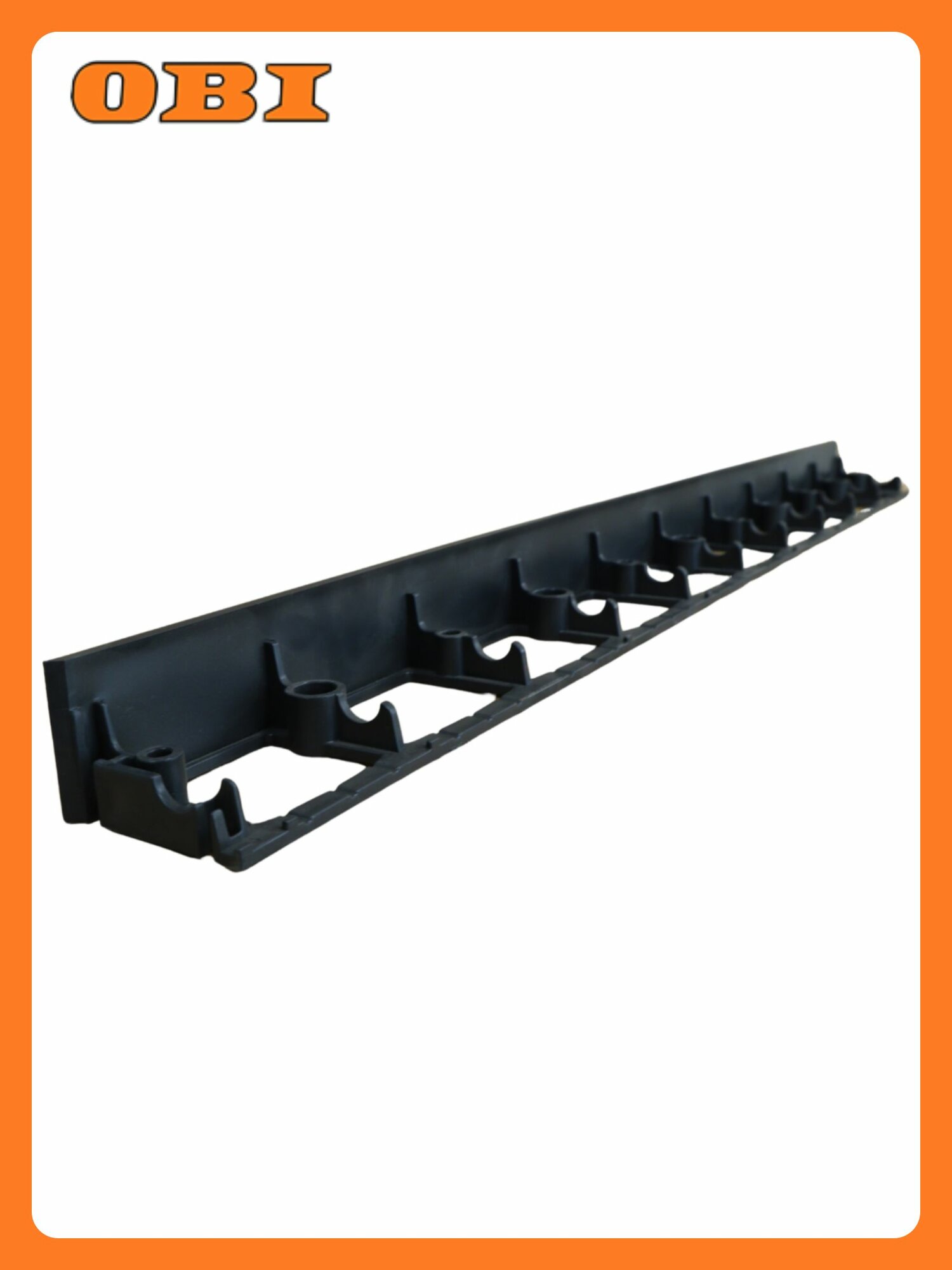 Бордюр ландшафтный Standartpark черный 1х0,08х0,06 м